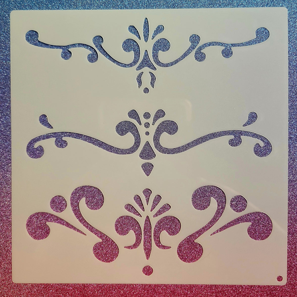 Cute Swirly Stencil – The Good Glitter